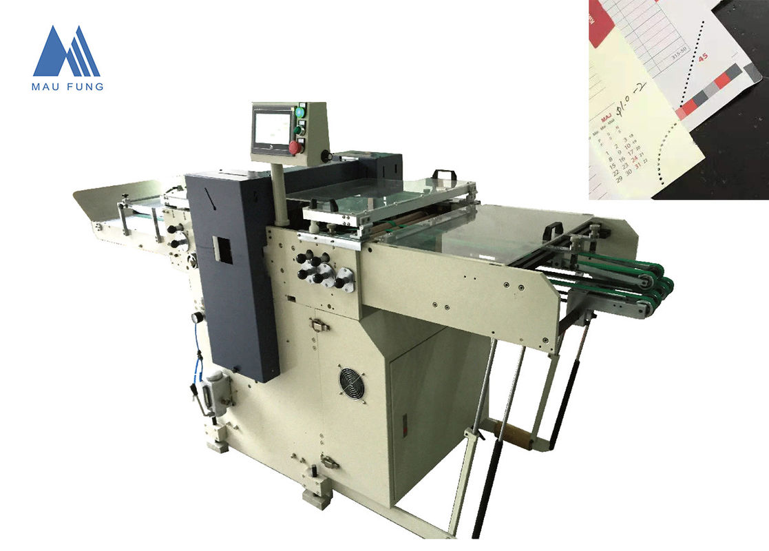 Page Tear-Off Perforation Paper Corners Perforating Machine For Hard ...
