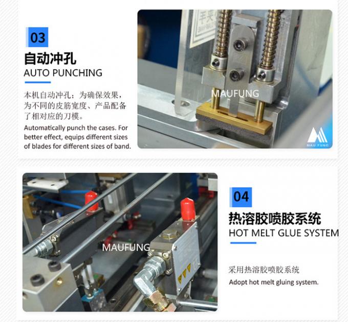 Hard Cover Book Elastic Band Inserting Machine 700pcs/h Hardcover Book ...