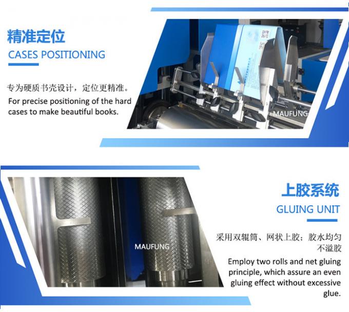 Notebook Photo Book Casing In Machine , Big Size Hardcover Book Casing ...